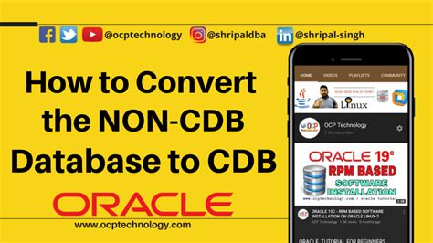 How To Convert The Non Cdb Database To Cdb Shripal