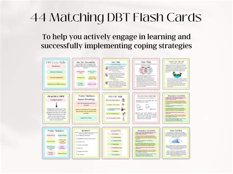 DBT Cheat Sheet DBT Skills Dbt Flash Cards For Teens And Adults DBT