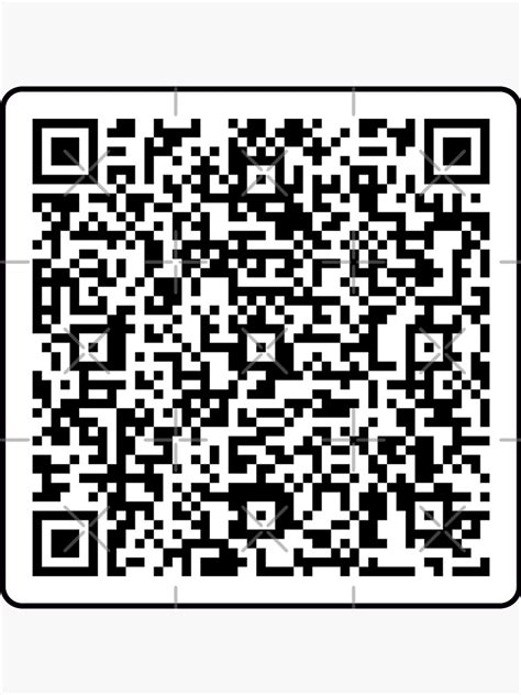 secret qr code sticker for sale by jhowziin redbubble