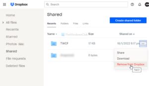 How To Remove Shared Files From OneDrive Google Drive Dropbox