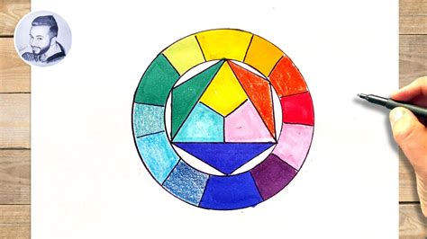 Comment Dessiner Un Cercle Chromatique Youtube