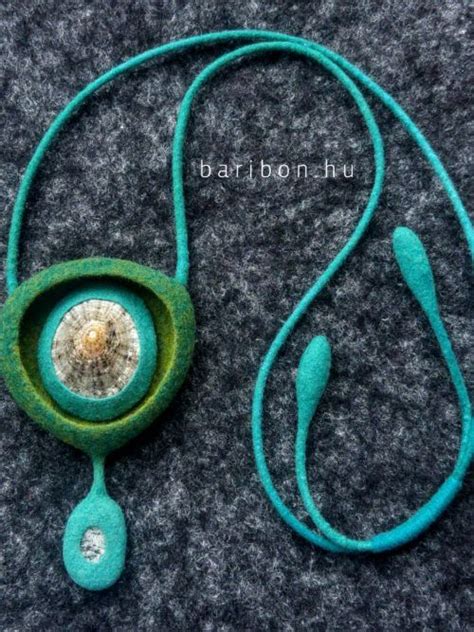 Necklaces Felt Jewelry Felt Necklace Wet Felting Projects