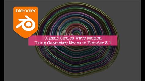 Livenoding Circles Wave Motion Using Geometry Nodes Youtube
