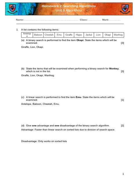 Homework 2 Searching Algorithms Pdf Computers Technology