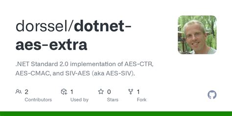 GitHub Dorssel Dotnet Aes Extra NET Standard 2 0 Implementation Of