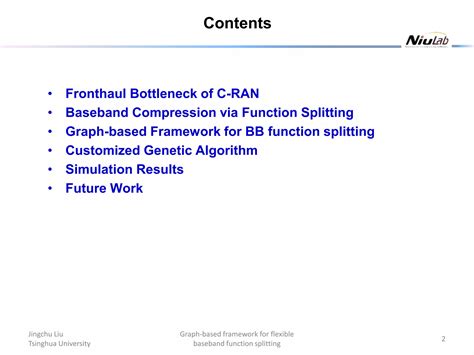 Graph Based Framework For Function Splitting In Cran Ppt Free Download