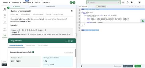 Gfg160 Day24 Binarysearch Countoccurrences Codingchallenge Ravi Kumar