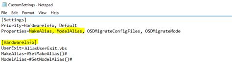 Using ModelAlias For ConfigMgr Driver Management Deployment Research