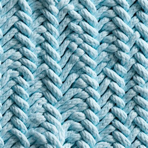 Soft Blue Sisal Texture Seamless Pattern Design For Download