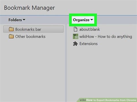 How To Export Bookmarks From Chrome 7 Steps With Pictures