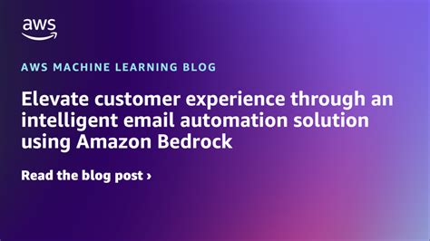 Amazon Bedrock Aws Machine Learning Blog