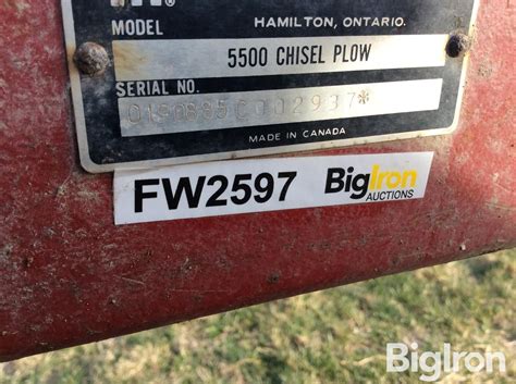 International 5500 Chisel Plow Bigiron Auctions