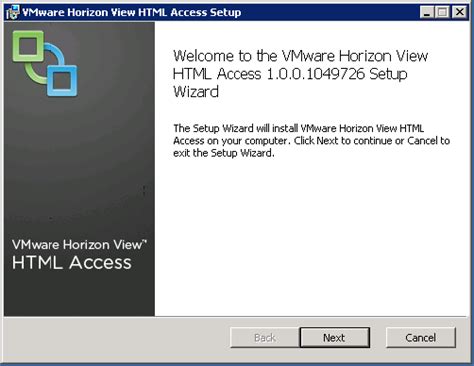 VMware Horizon View HTML Access VInfrastructure Blog