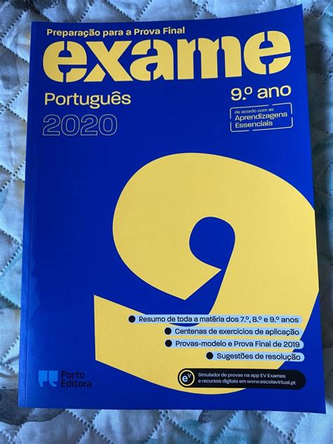 Livro Preparação De Prova Final 9 Ano Vila Do Conde • Olx Portugal