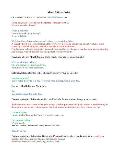 Model Citizens Script Pdf