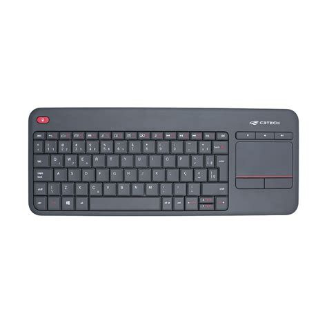 Teclado S Fio C Touchpad K WT BK C Tech