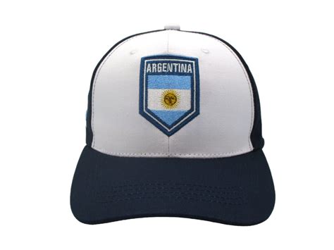 Gorra Con La Bandera Argentina Etsy