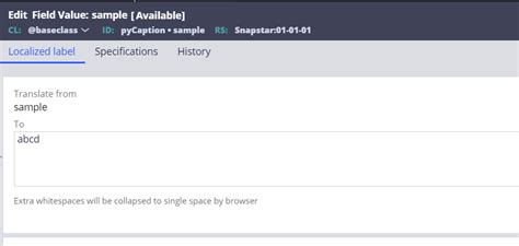 how to localized table header value support center