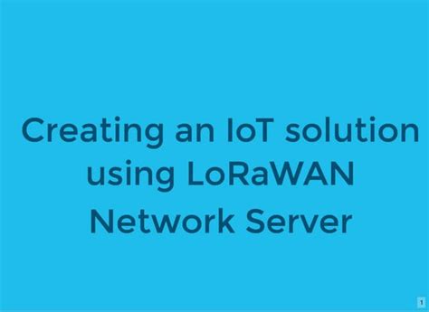 Alexey Borisenko Cisco Creating Iot Solution Using Lorawan Network