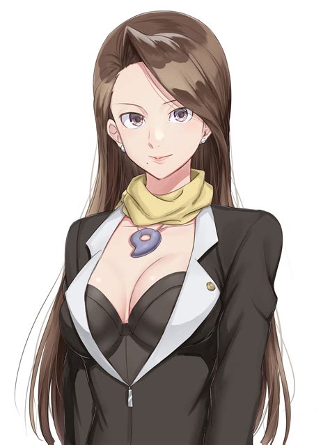 Mia Fey Ace Attorney Drawn By Haniwa Danbooru