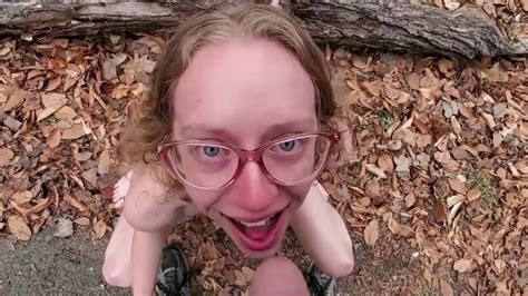 Ugly Nerd Used As Outdoor Urinal ThisVid Com