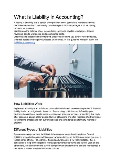 What Is Liability In Accountingpdf