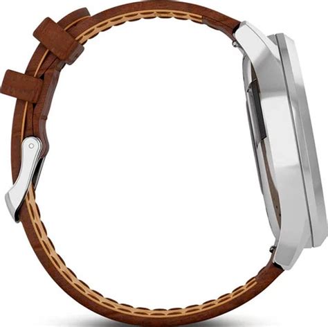 Смарт часы Garmin Vivomove Hr Premium Ssdark Brown Embossed Italian