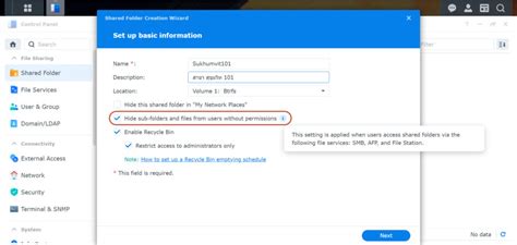 การสร้าง Shared Folder และการใช้งานผ่าน Map Drive Smb Cubic Plus