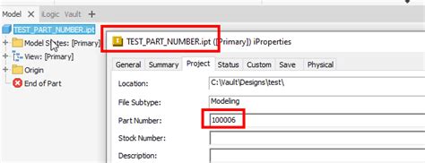 在 Vault 中发布期间，替代特定 Inventor Ipt 或 Iam 上的零件代号中的编号