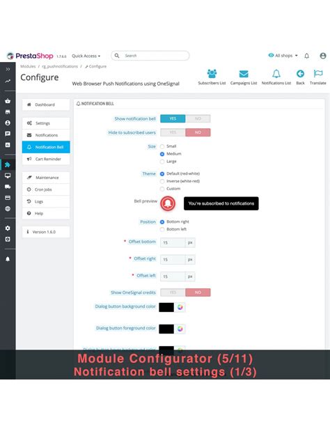 Web Browser Push Notifications Using Onesignal For Prestashop