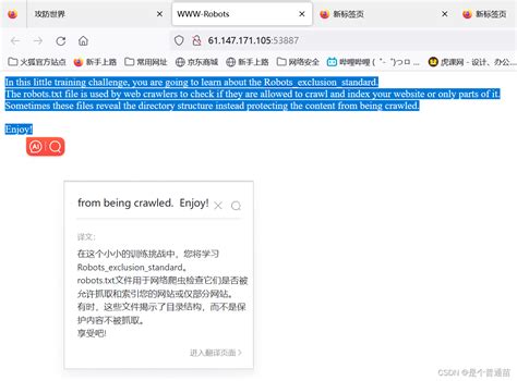 【攻防世界 Web】training Robots攻防世界 Training Csdn博客 【攻防世界 Web】training Robots攻防世界 Training Csdn博客