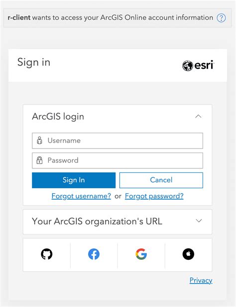 Authenticating With R Arcgis R Bridge Esri Developer