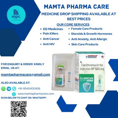 Clarithromycin Injection 500 Mg At ₹ 1300 Piece Clarimin 500mg Injection In Nagpur Id