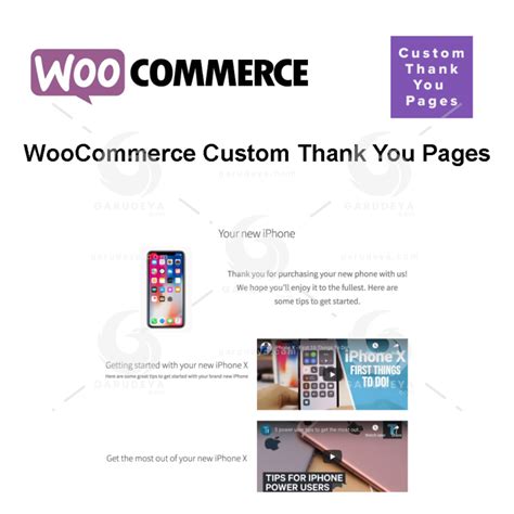 Woocommerce Custom Thank You Pages Wordpress Plugin