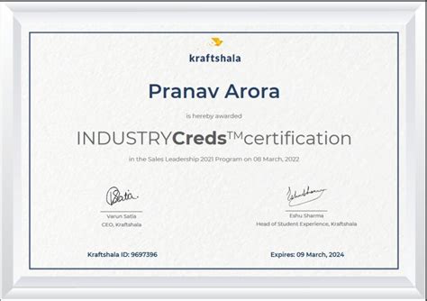Pranav Arora On Linkedin I Am Pleased To Inform That I Have Completed My Industrycreds