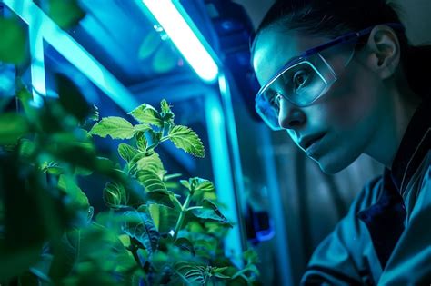 Premium Photo Bioluminescent Biosensor Detecting Environmental Toxin Early Pollution