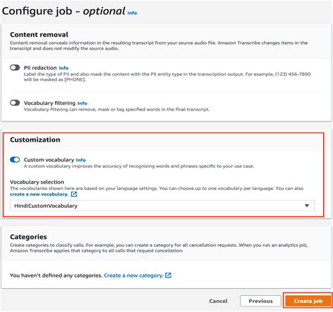 Improve Transcription Accuracy Of Customer Agent Calls With Custom Vocabulary In Amazon