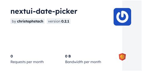 Nextui Date Picker Cdn By Jsdelivr A Cdn For Npm And Github
