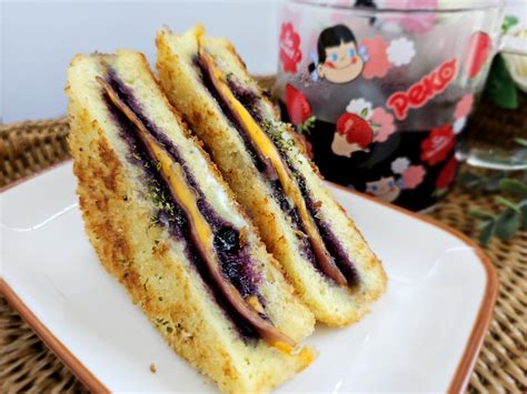 블루베리 샌드위치 설탕 없는 잼 우리집이 브런치맛집