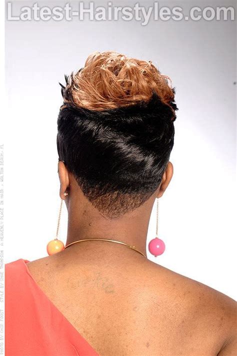 Short Hairstyles For Black Women Front And Back View