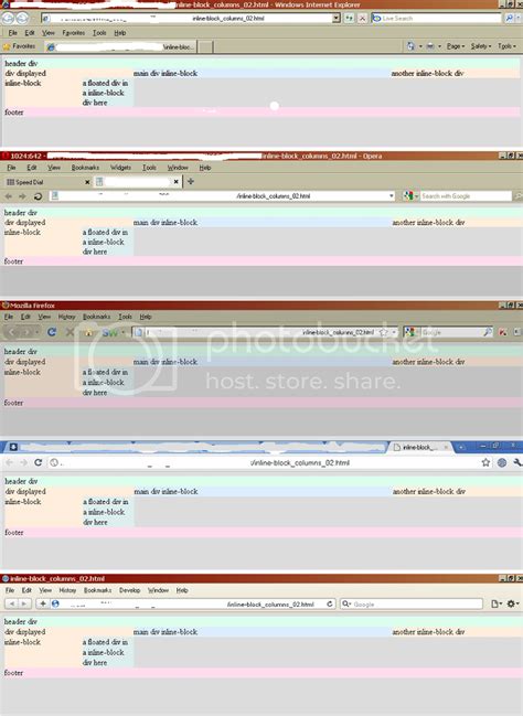 Inline Block Columnar Layout Floats Best Html And Css Sitepoint