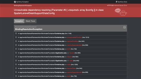 Error Deploying To Heroku · Issue 259 · Spatielaravel Data · Github