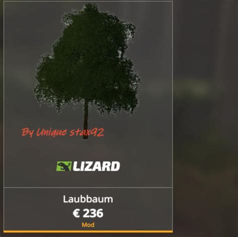 FS Deciduous Tree Placeable V Farming Simulator Mod FS Mod