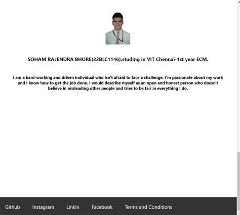 GitHub SOHAMRAJENDRABHORE WEBSITE USING HTML AND CSS