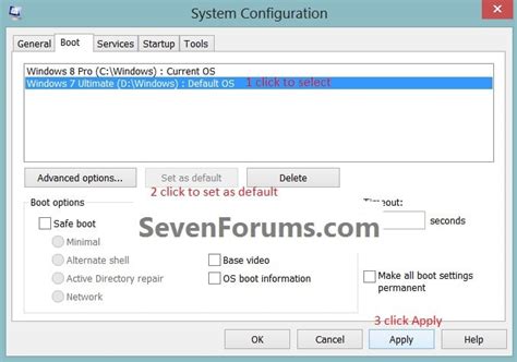 Windows 7 Windows 8 Dual Boot Set Boot Default Solved Windows 7 Forums