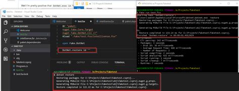 fake 5 0 dotnet restore not restoring properly · issue 1848