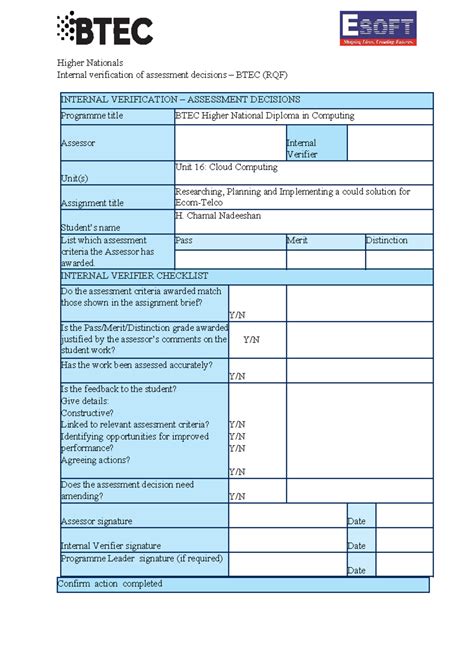 Unit 16 Cloud Computing Reworded 2021 Higher Nationals Internal Verification Of Assessment