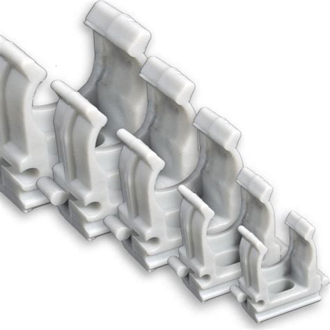 Тримач труби D25, настінний, що стикуються, сірий. - купити в Києві ...