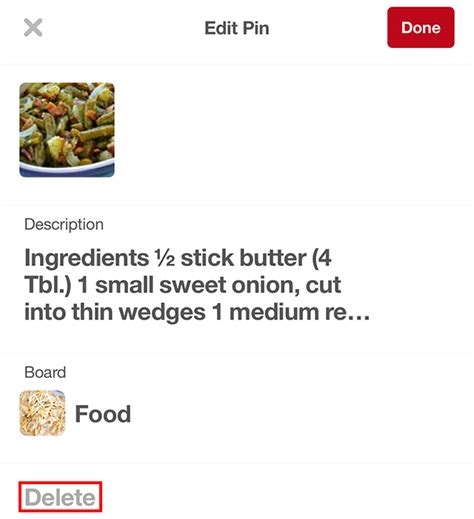 Pinterest Here S How To Delete A Pin