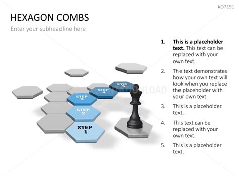 Hexagon Combs PowerPoint Template